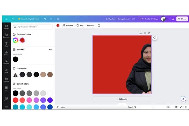 Edit Foto Background Merah untuk CPNS Tanpa Aplikasi, 100% Berhasil